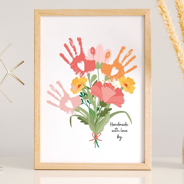 Handprint Mothers Day - Etsy
