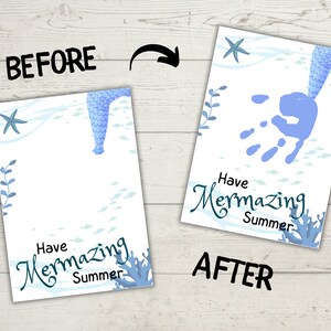 Have Mermazing Summer, Summer Printable Craft for Kid, Summer Activity ...
