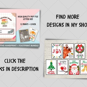 2023 Handprint/footprint Calendar, Handprint Craft, Footprint/handprint ...