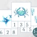 Ocean Count and Clip Cards 1-10, Montessori Activity, Summer Math ...