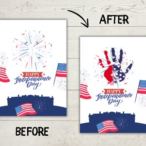Celebrate 4th of July Bundle, 4th of July Activities, Handprint Bundle ...