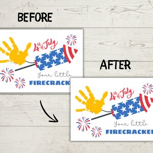Happy 4th of July Bundle Handprint, 4th of July Activities, Handprint ...