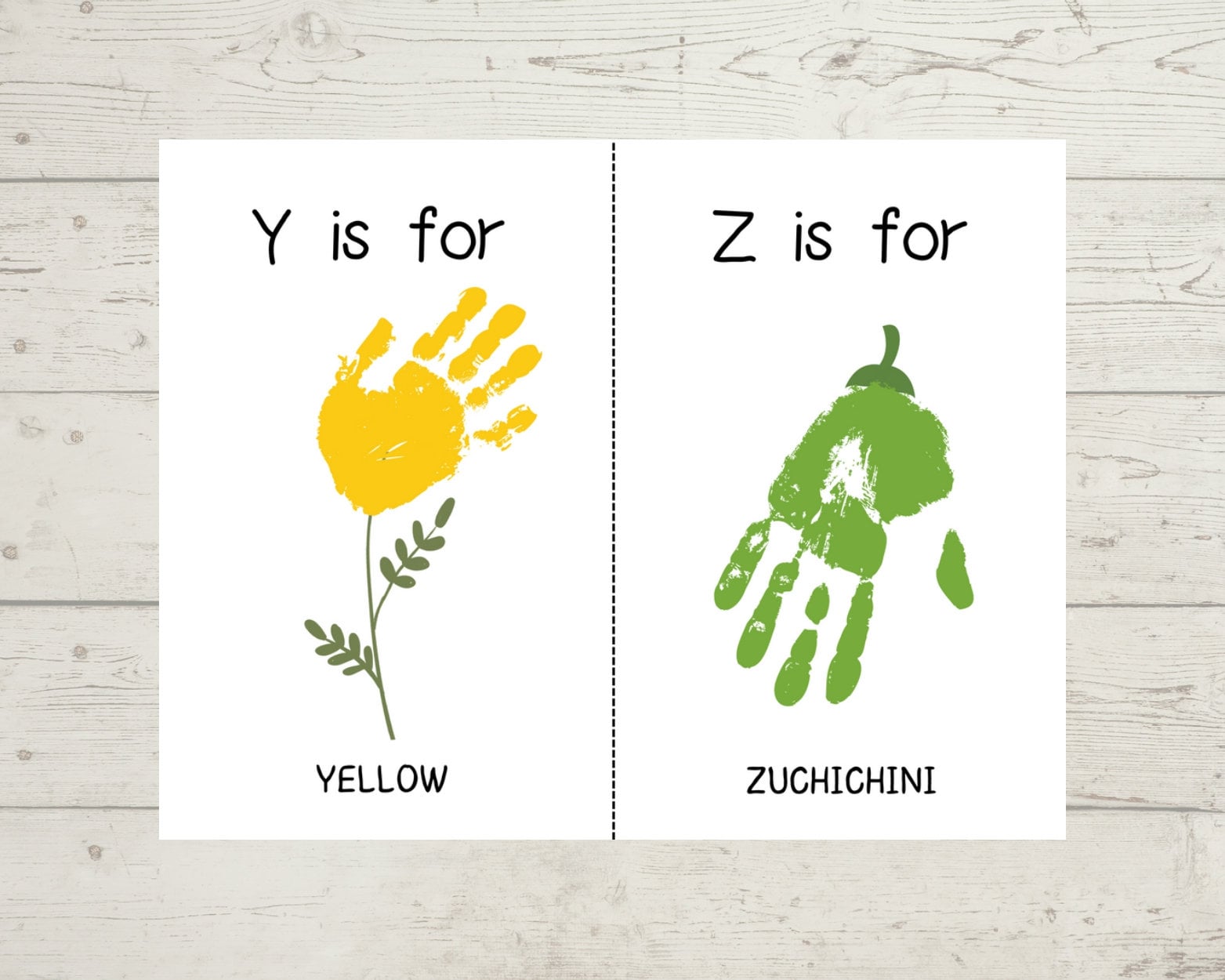 Manualidad de 26 letras Alfabeto artesanal Actividad - Etsy España