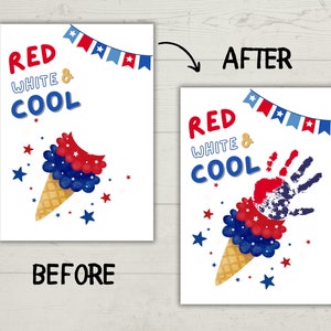 4th of July Collection of Handprint Craft, Handprint Bundle, Handprint ...