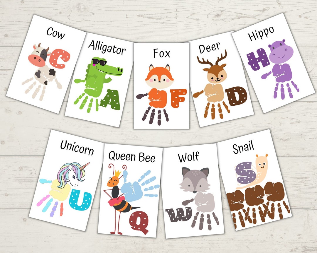 Alphabet Craft, Alphabet Recognition, Alphabet Handprint, Preschool ...