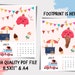 2023 Handprint/footprint Bundle, 2023 Mega Handprint/footprint Calendar ...