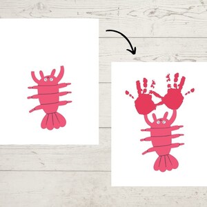 Animals Handprint Craft Bundle, Printable Summer Handprint, Preschool ...