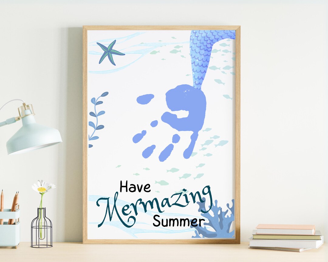 Have Mermazing Summer, Summer Printable Craft for Kid, Summer Activity ...