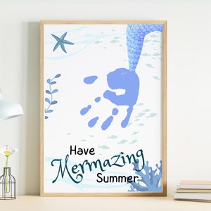 Have Mermazing Summer, Summer Printable Craft for Kid, Summer Activity ...