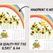 2023 Handprint/footprint Calendar, Handprint Craft, Footprint/handprint ...