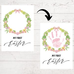 Easter Bunny Handprint Bundle, Easter Handprint Art, Toddler Handprint ...