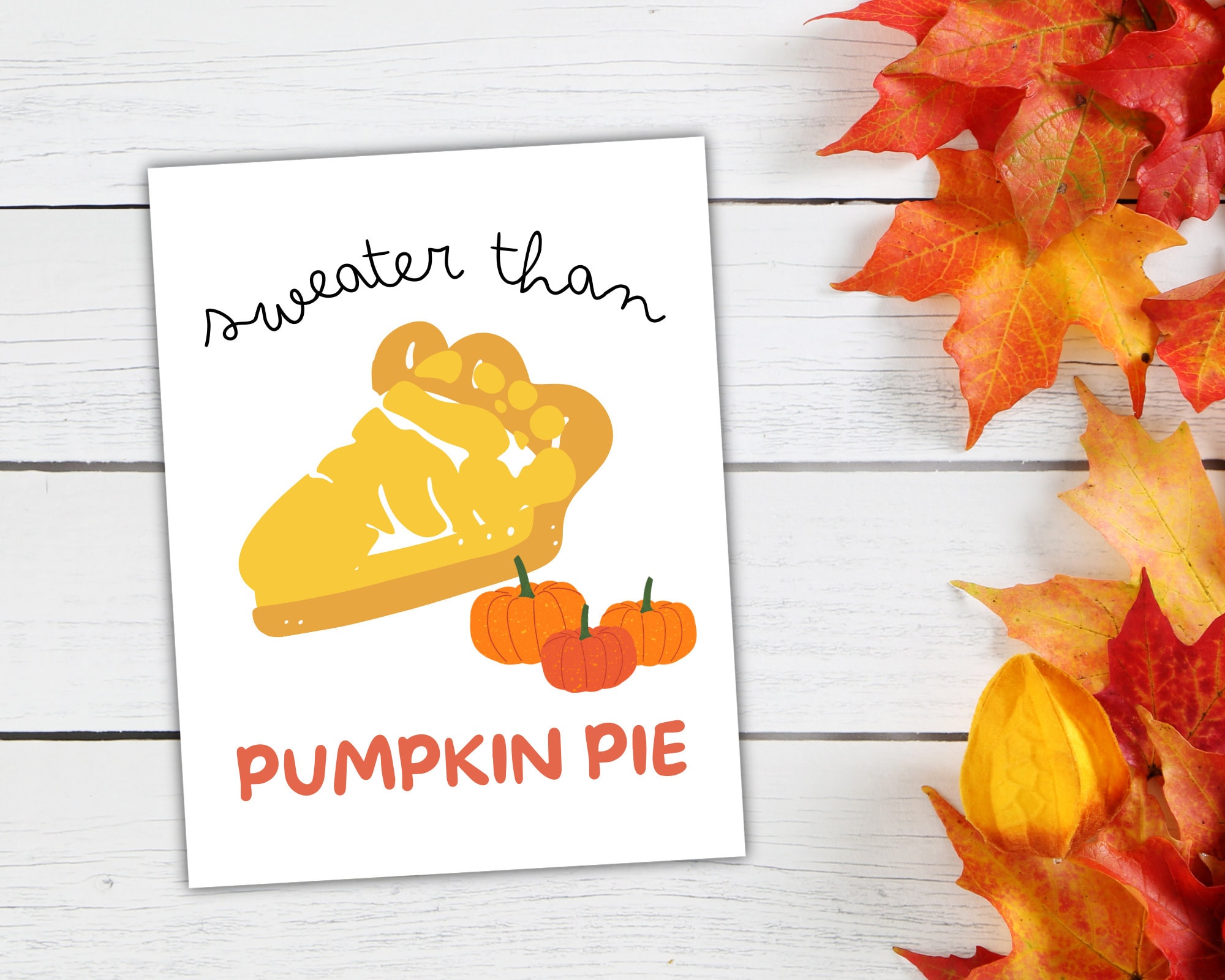 Sweater Than Pumpkin Pie, Fall Handprint Craft, Thanksgiving Handprint ...