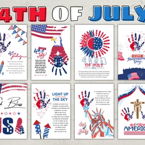 Collection of Handprint Craft 4th of July, Handprint Bundle, Handprint ...