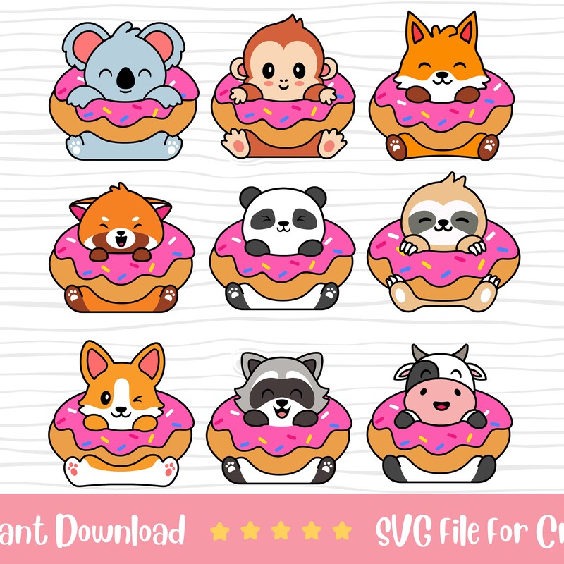 Monkeys Donut - Etsy