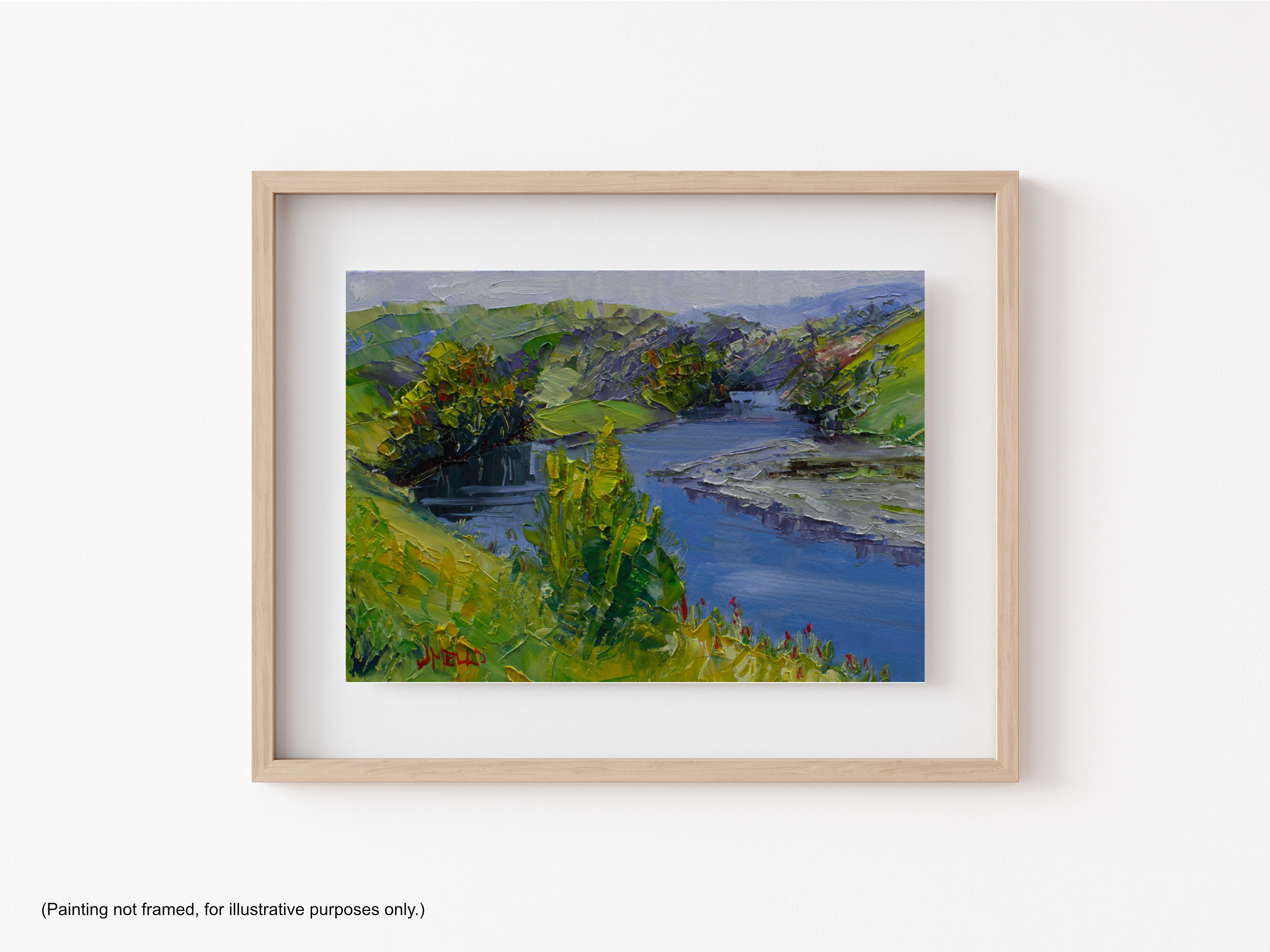 Original New Zealand Landscape Oil Painting Mohaka River - Etsy