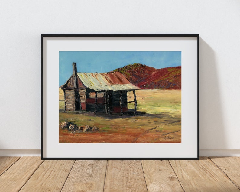 Australian Outback Painting Farmhouse Decor Colorful - Etsy
