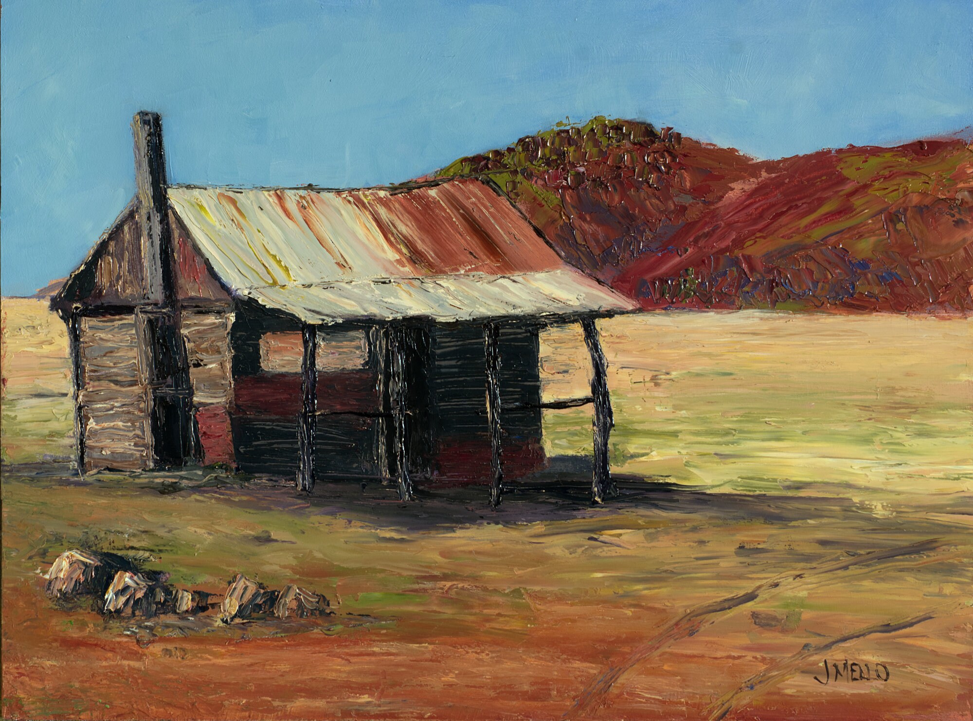 Australian Outback Painting Farmhouse Decor Colorful - Etsy