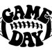 Game Day SVG PNG, Game Day PNG, Football Svg, Cricut Cut File Svg for ...