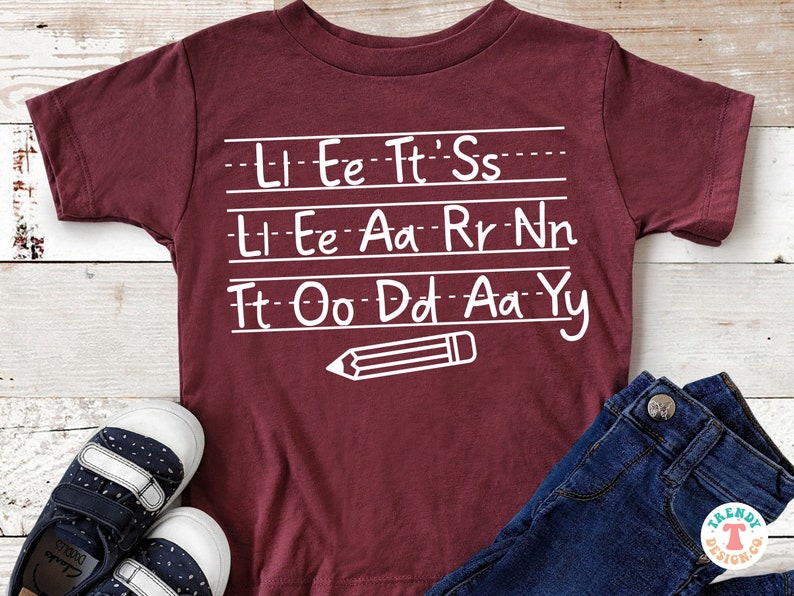 Let's Learn Today SVG PNG Teacher SVG Student Svg - Etsy