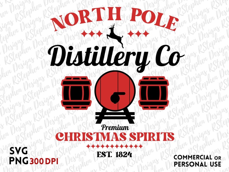 North Pole Brewing Co SVG PNG North Pole Distillery - Etsy