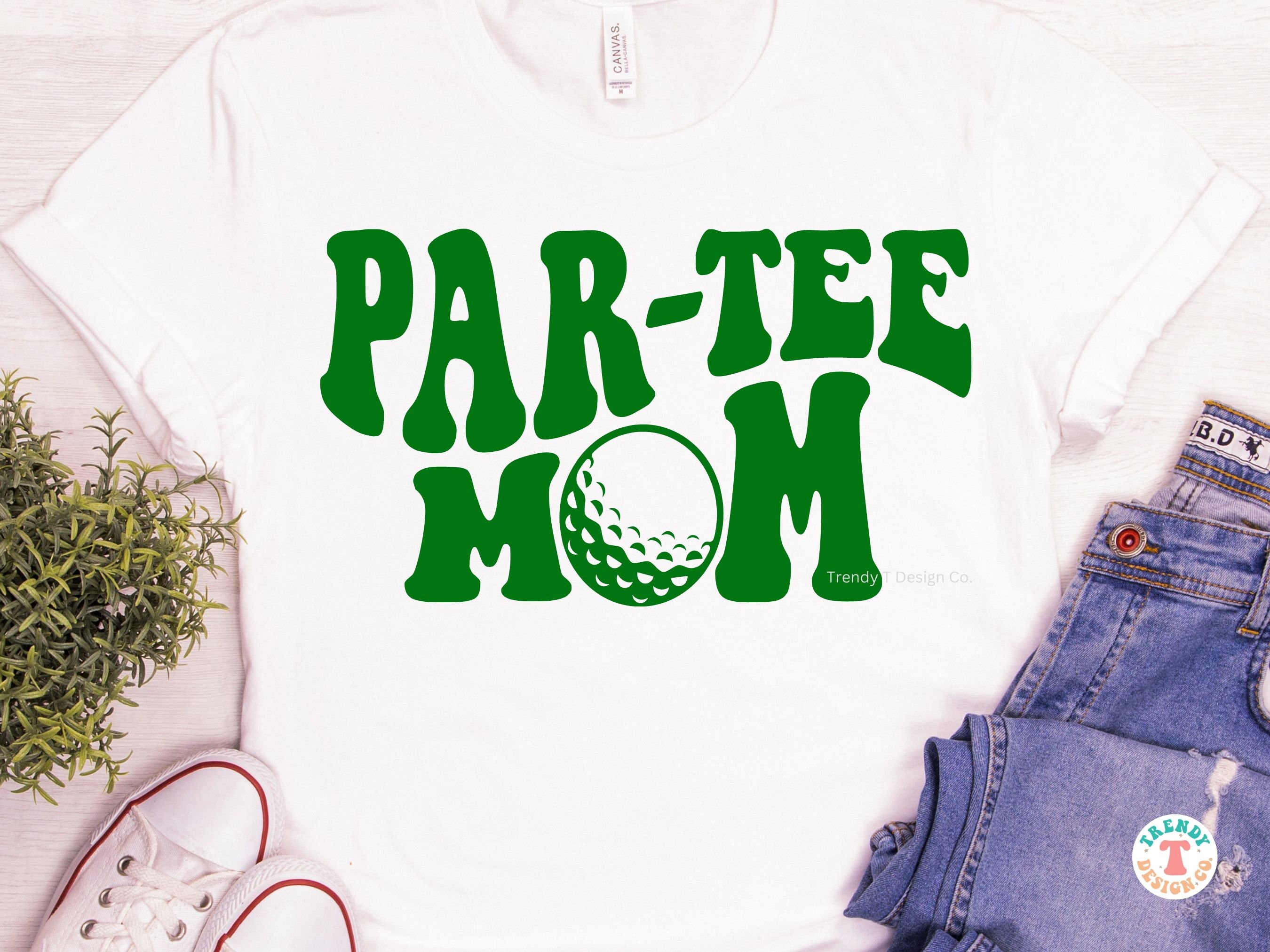Par-tee Mom SVG PNG, Golf Shirt SVG, Golfing Svg, Golfer Svg, Retro ...