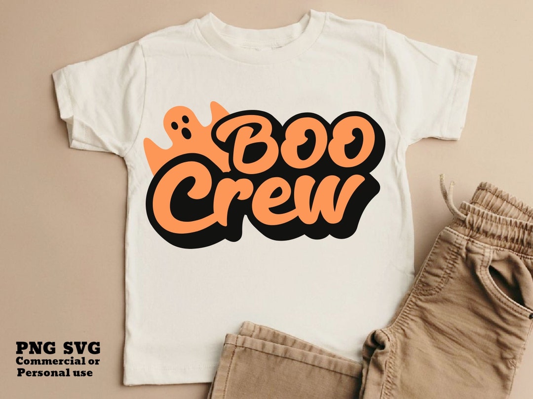 Boo Crew SVG PNG, Kids Halloween SVG, Trick or Treat Svg for Kids ...