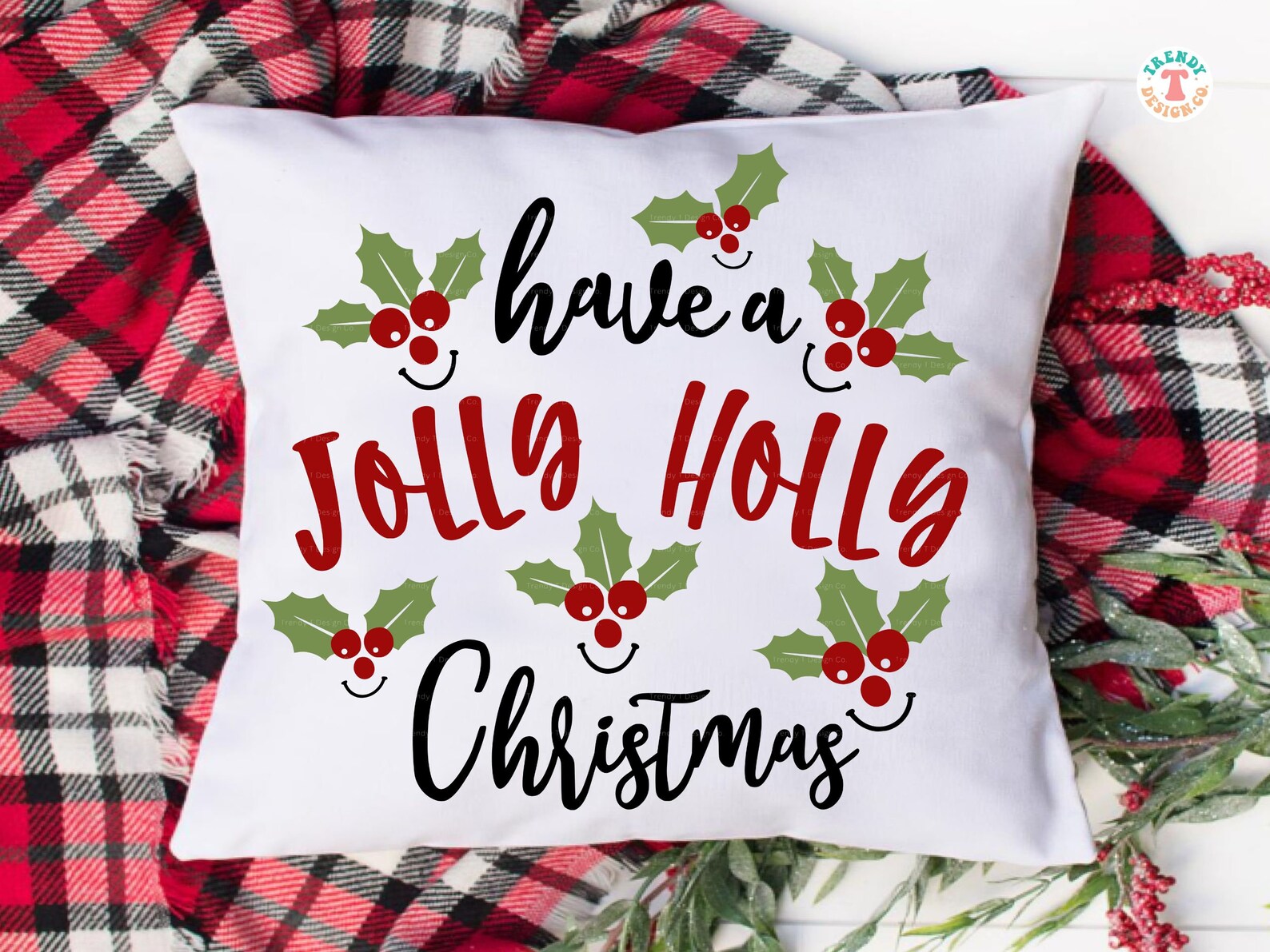 Christmas Ornament SVG PNG, Have A Jolly Holly Christmas, Funny ...