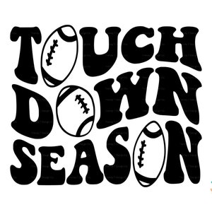 Touchdown Season SVG PNG, Game Day, Football Season SVG, Cricut Cut ...