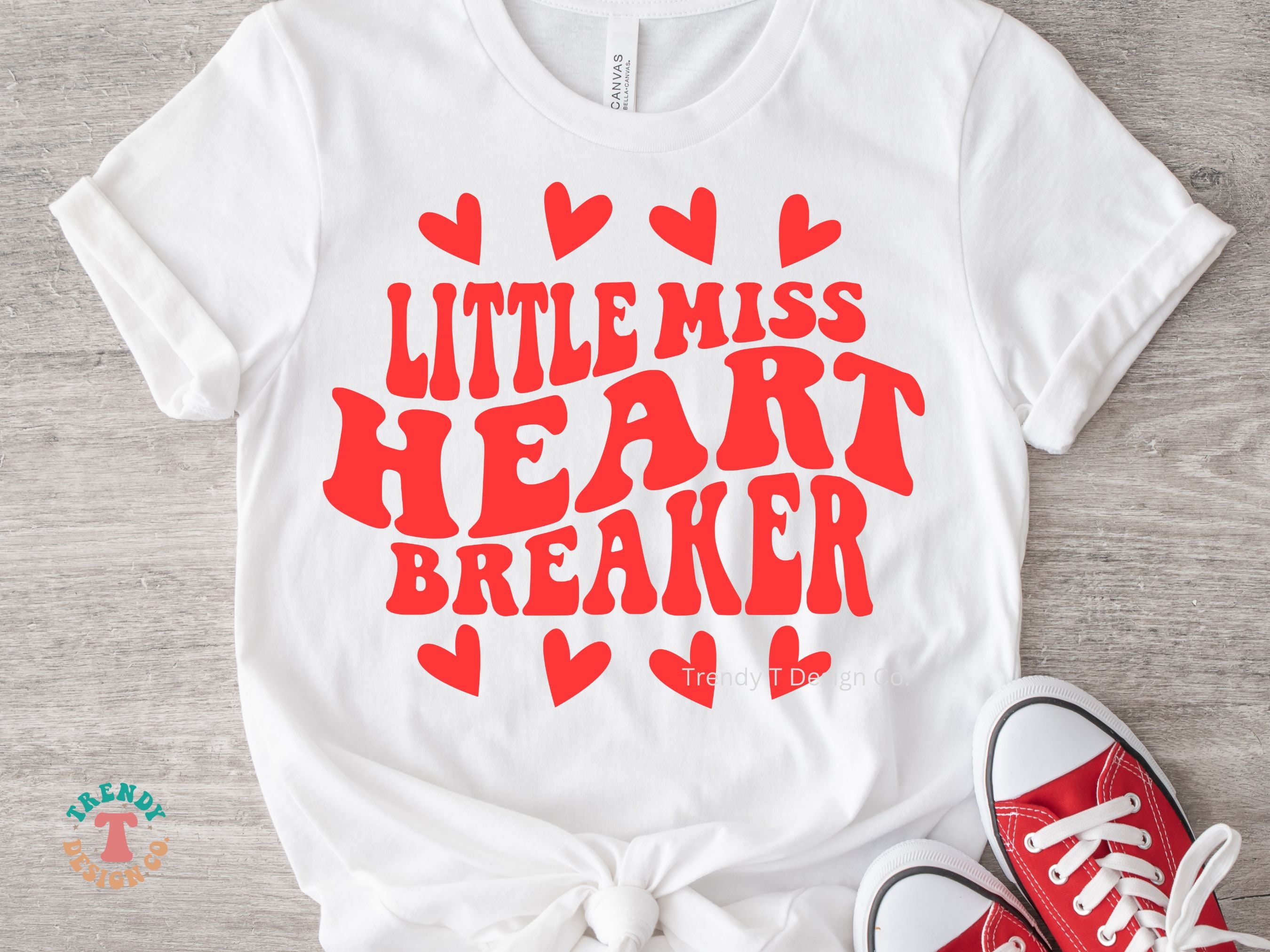 Little Miss Heart Breaker SVG PNG, Girls Valentine SVG, Kids, Baby ...