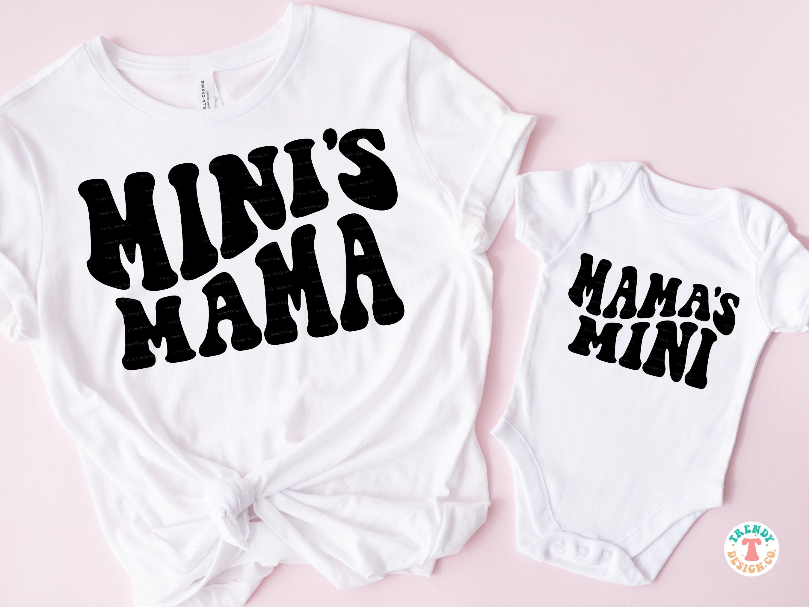 Mommy & Me SVG PNG Mama's Mini Mini's Mama Matching - Etsy