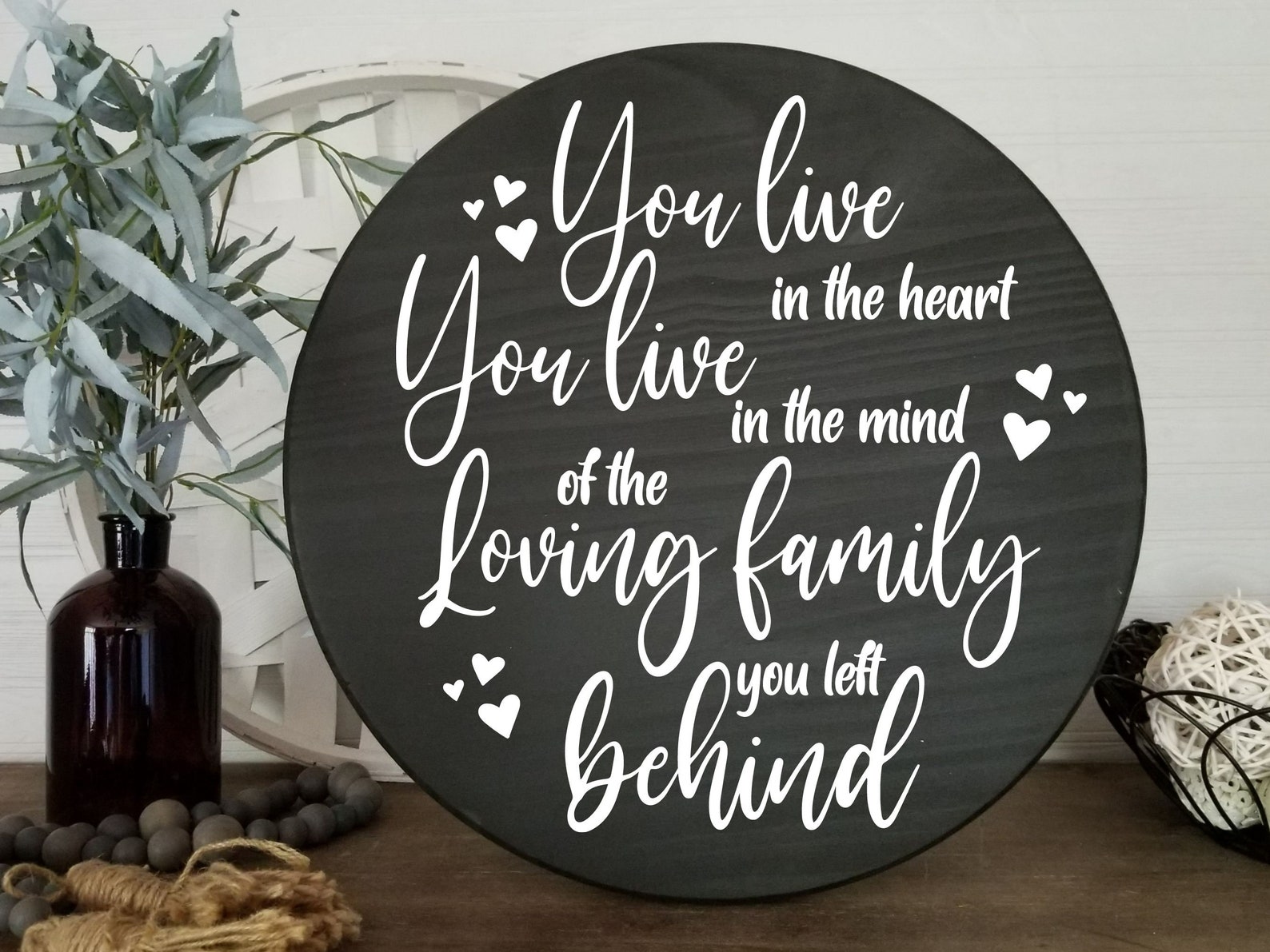 Memorial SVG PNG, Remembrance SVG, Ornament Svg, You Live in the Heart ...