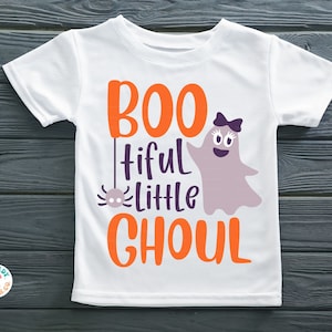 Bootiful Little Ghoul SVG PNG, Girls Halloween SVG, Baby, Toddler, Kids ...