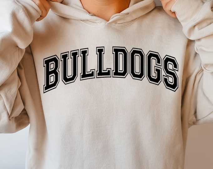 Bulldogs Distressed Mascot Svg, Digital Download, Team Spirit Png ...