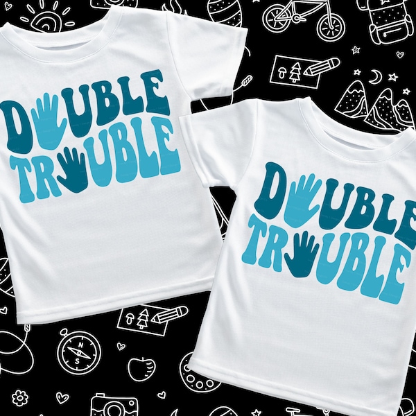 Double Trouble Svg - Etsy