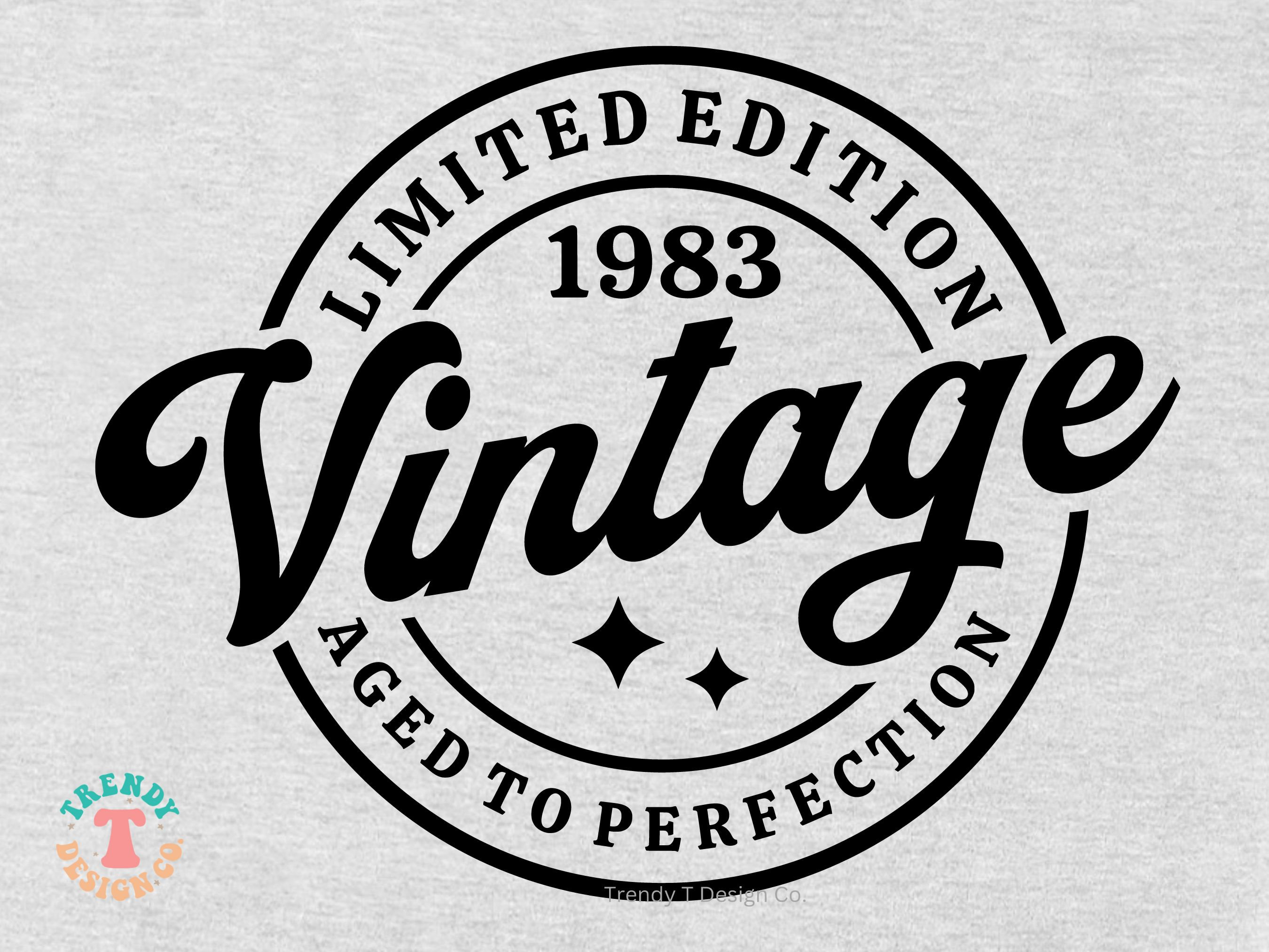40th Birthday SVG PNG 1983 Birthday SVG Retro 1983 Vintage - Etsy Canada
