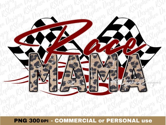 Race Mama PNG Leopard Print PNG Racing Mom Wife Checkered - Etsy