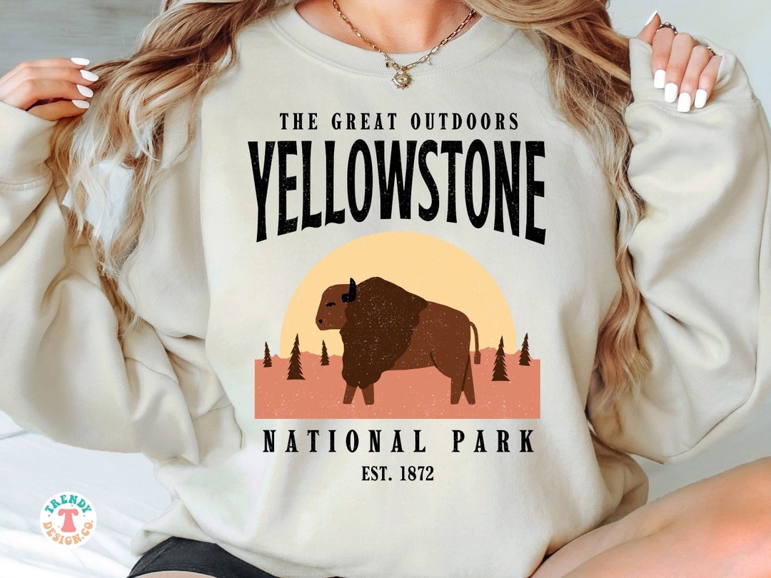 Yellowstone National Park PNG, Distressed & Solid, Outdoor, Hiking ...