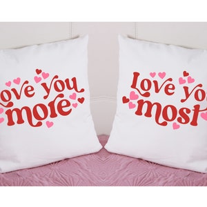 Love You More SVG PNG, Love You Most, Valentine, Retro Vintage Heart ...