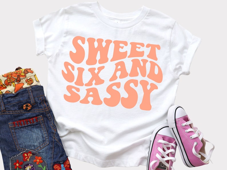 6th Birthday SVG PNG Girls Sixth Birthday Sweet Six and - Etsy