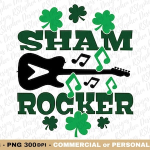 Sham Rocker SVG PNG, Cricut Cut File, Sham Rocker PNG, Sublimation Png ...