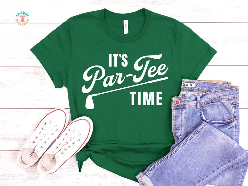 It's Par-tee Time SVG PNG, Golfing Svg, Golfer Svg, Funny Golf Player ...