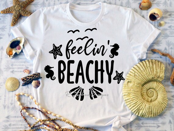 Feeling Beachy SVG PNG Feelin' Beachy Summer Vacation - Etsy