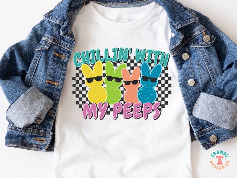 Chillin' With My Peeps PNG Chilling With My Peeps PNG - Etsy