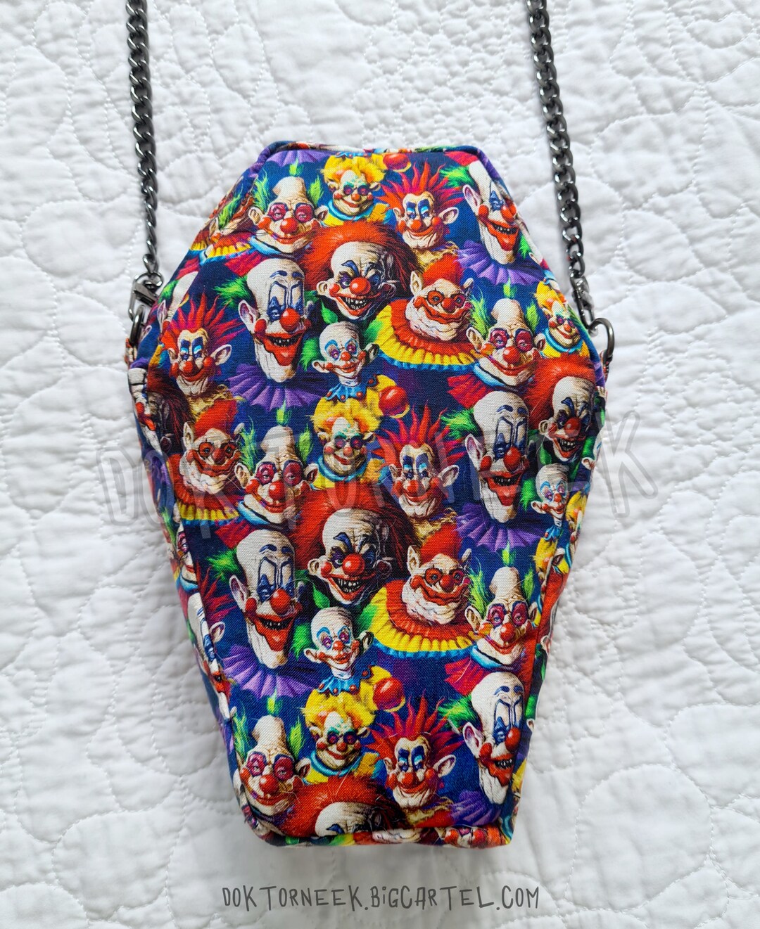 Horror Clowns Cross-body Coffin Handbag Handmade - Etsy