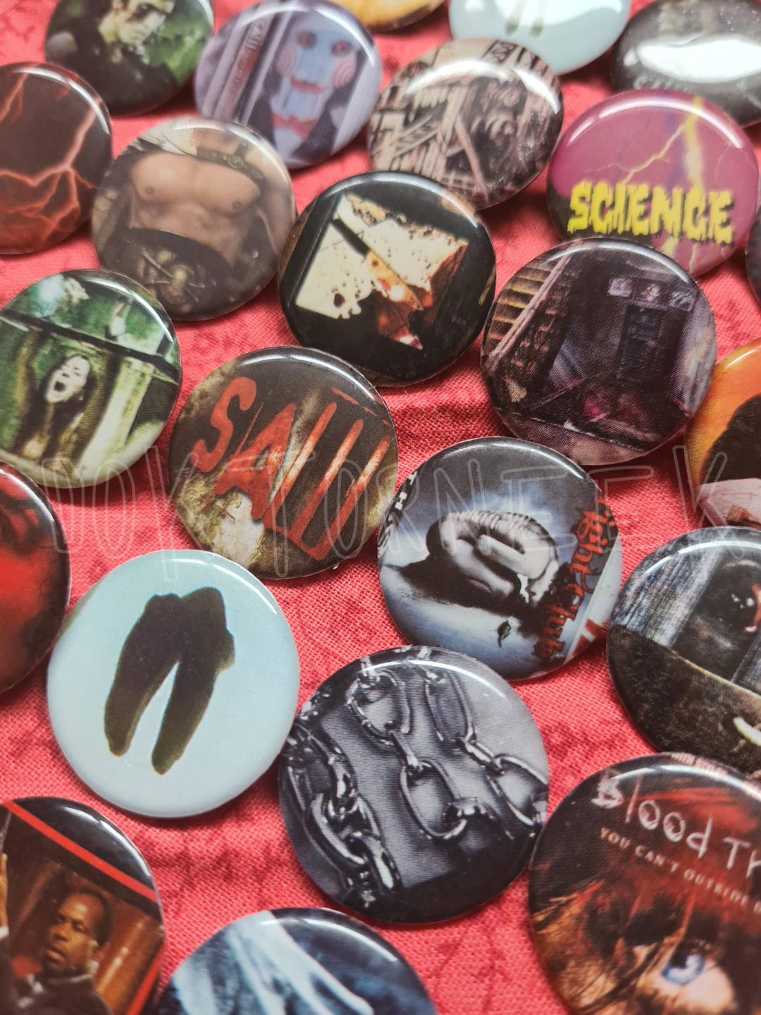 Horror Buttons | Handmade - Etsy