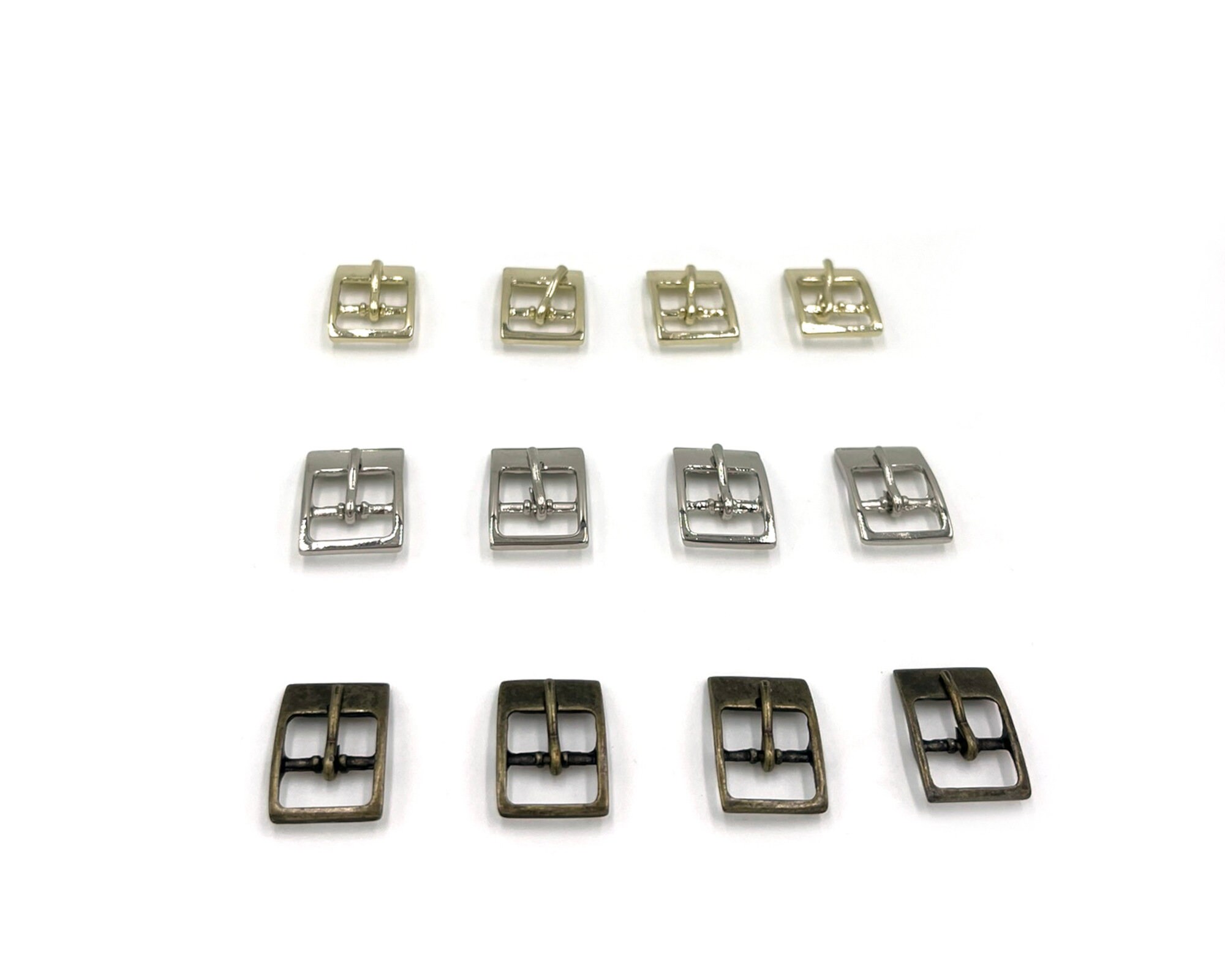 12mm inside Diameter Small Buckles Set of FOUR - Etsy UK