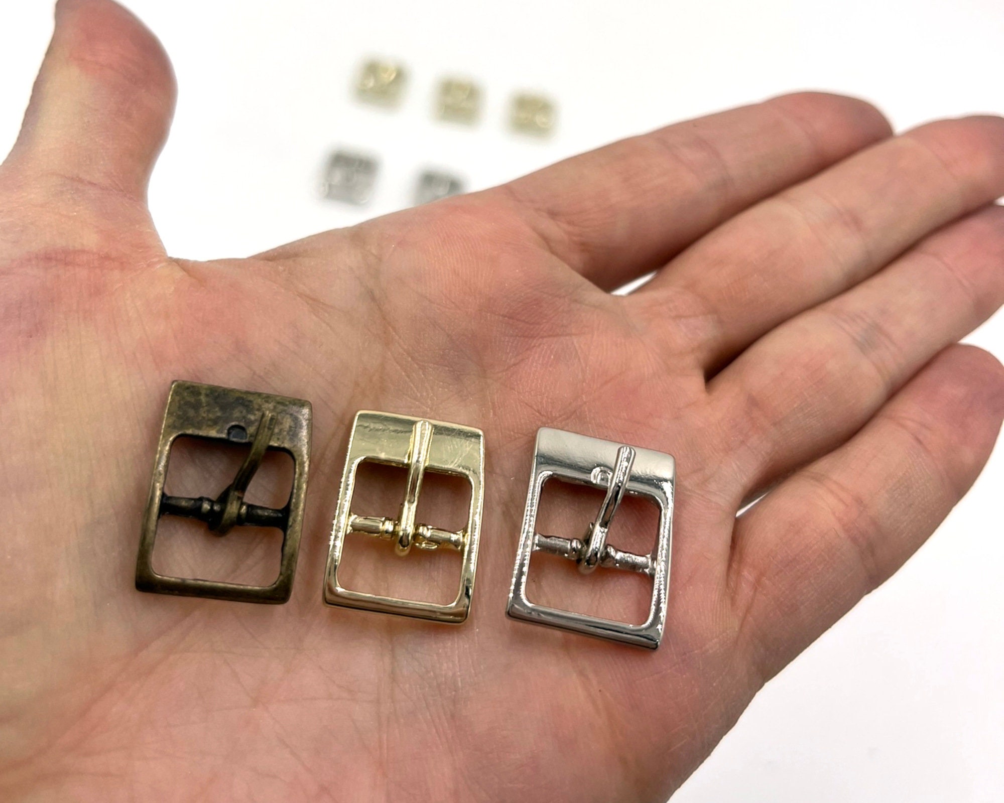 12mm inside Diameter Small Buckles Set of FOUR - Etsy UK