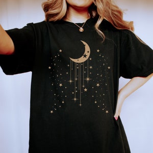 Celestial Shirt Moon T Shirts Moon Graphic T Shirt Moon Phase Astrology ...