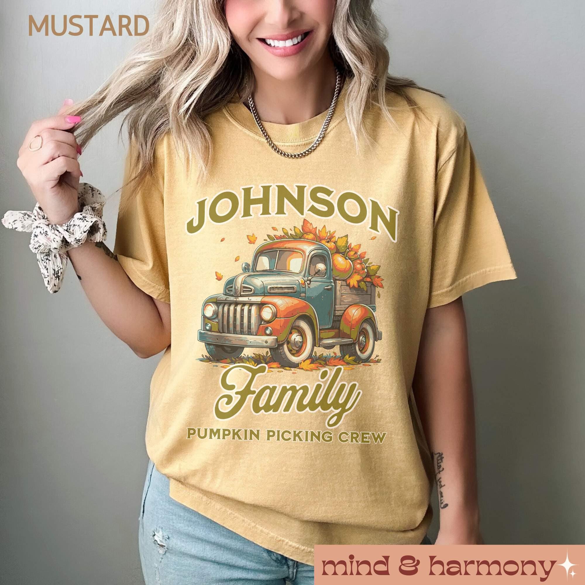 Pumpkin Patch Crew Png, Custom Family Name Pumpkin Truck Graphic Fall ...