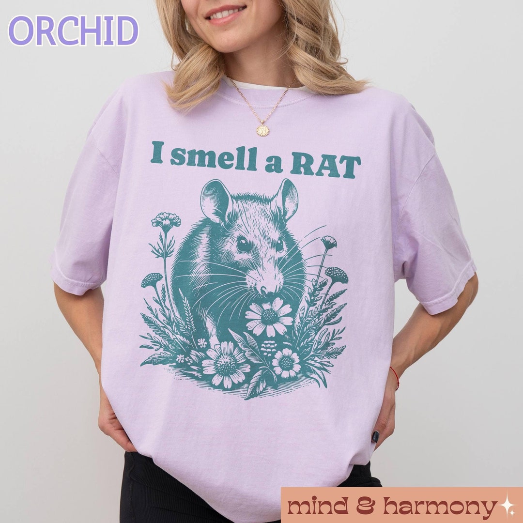 Rat Shirt Comfort Colors, Funny Rat Graphic Tshirt Pet Rodent Tee Rat ...